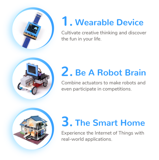 KittenBot FutureBoard, ESP32 AIOT Python Educational Controller, Micro